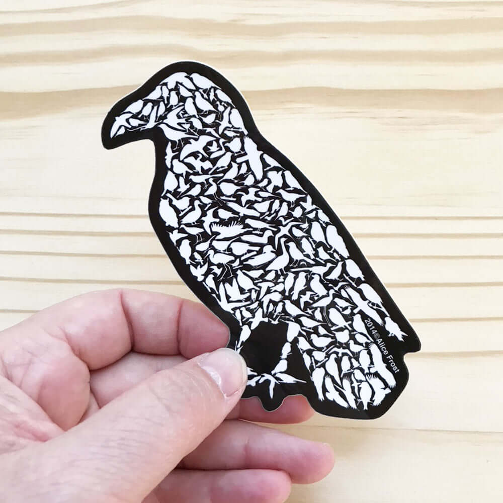 Raven Sticker – Alice Frost Studio